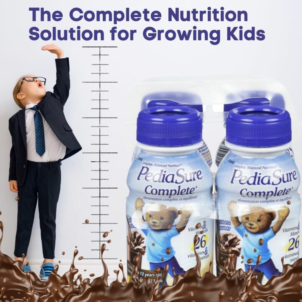 Buy PediaSure Complete Chocolate Flavor 4*235ml | Fuel Your Child's Growth