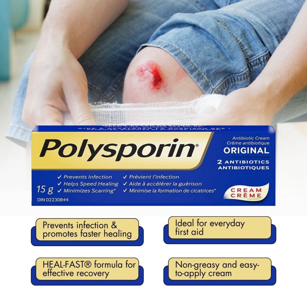 Heal Wounds Faster with Polysporin Original Antibiotic Cream - Buy Now