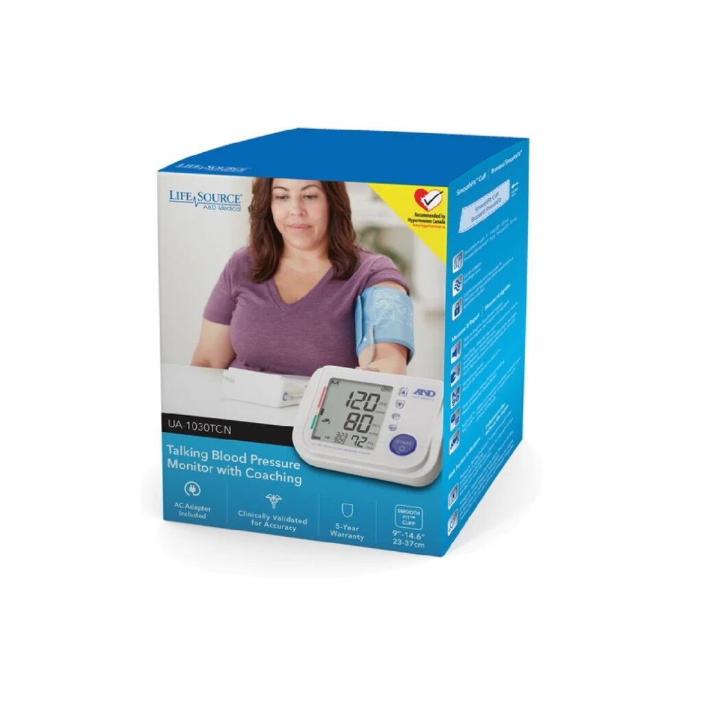 A&D Lifesource Blood Pressure Monitor with Verbal Assistance | Buy Online