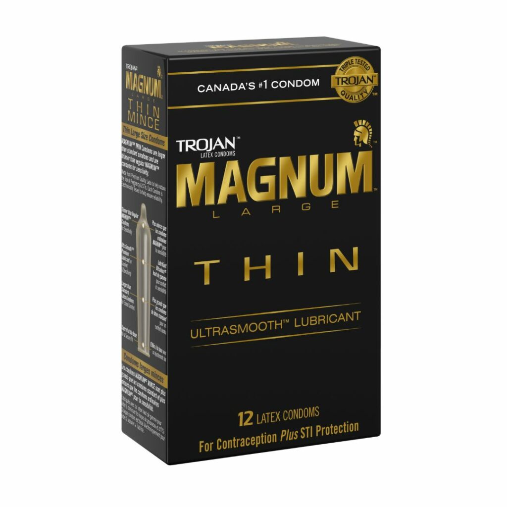 Buy Trojan Magnum Thin Lubricated Condom | Ultra-Sensitive & Reliable ...