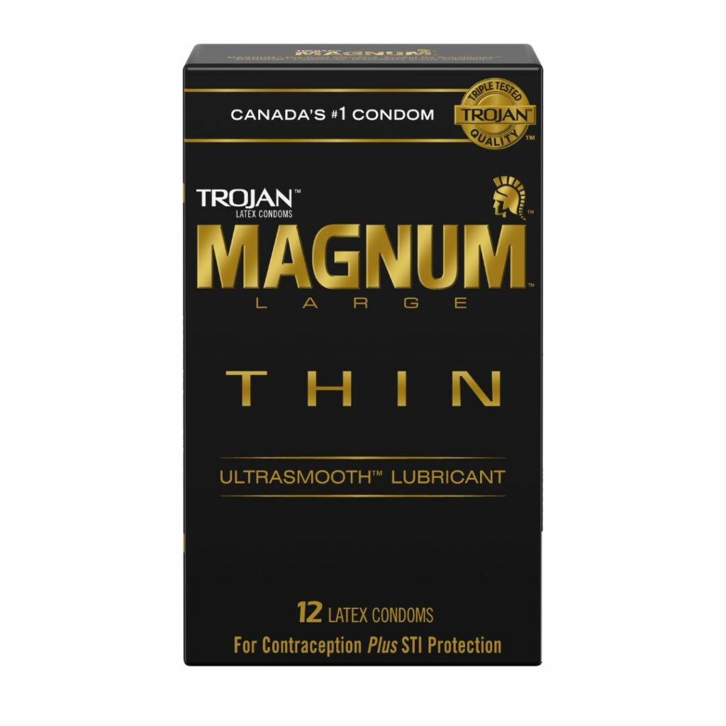 Buy Trojan Magnum Thin Lubricated Condom | Ultra-Sensitive & Reliable ...