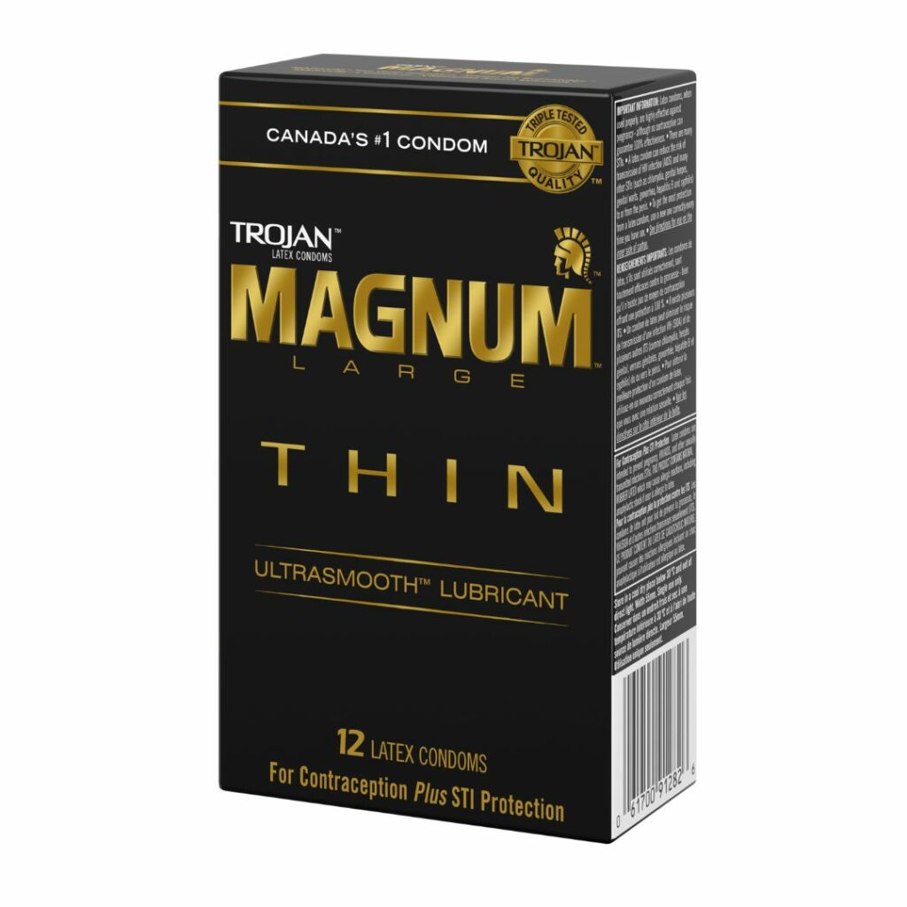 Buy Trojan Magnum Thin Lubricated Condom | Ultra-Sensitive & Reliable ...