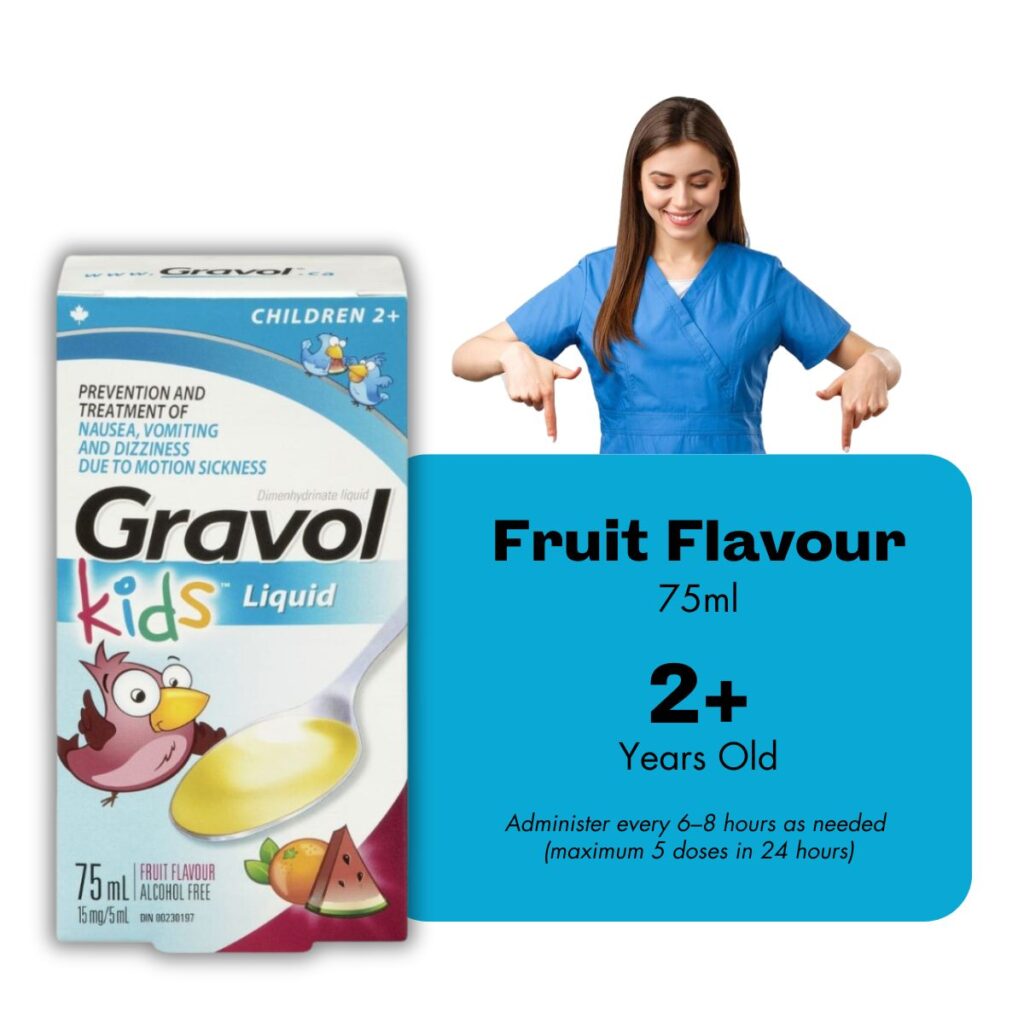 Gravol Kids Liquid - Pharmacy 24