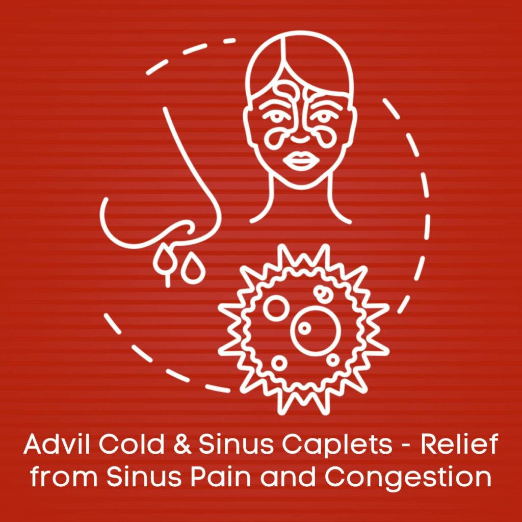 Buy Advil Cold and Sinus Caplets | Fast Relief in Canada and The USA ...