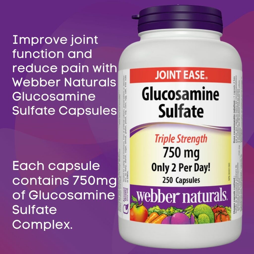 Webber Naturals Glucosamine Sulfate Capsules - Pharmacy 24
