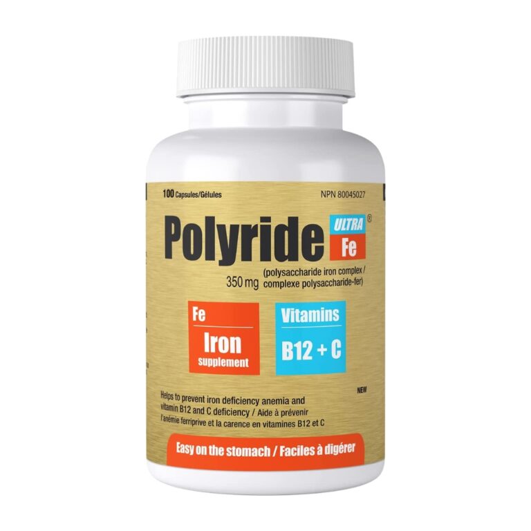 Buy Polyride Iron | Polyride-FE Ultra Vitamin C and B12 Capsules
