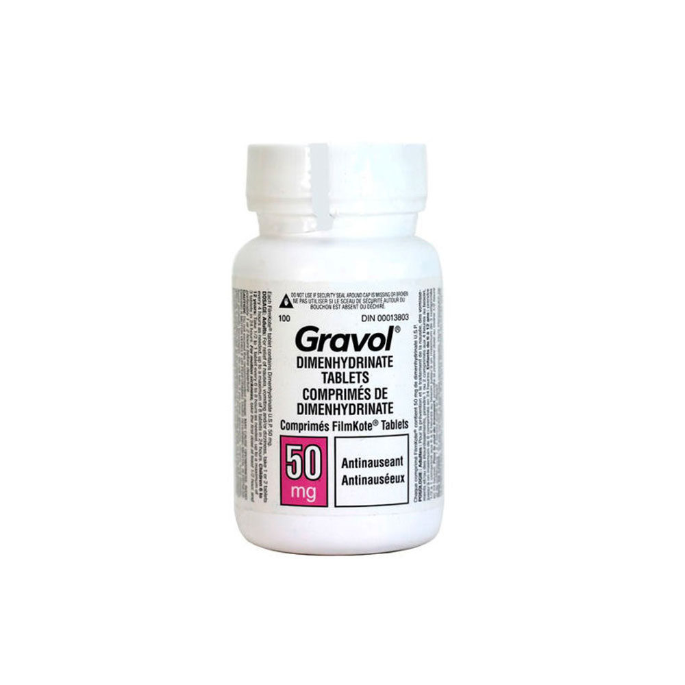 Gravol Natural Source Dimenhydrinate Tablets