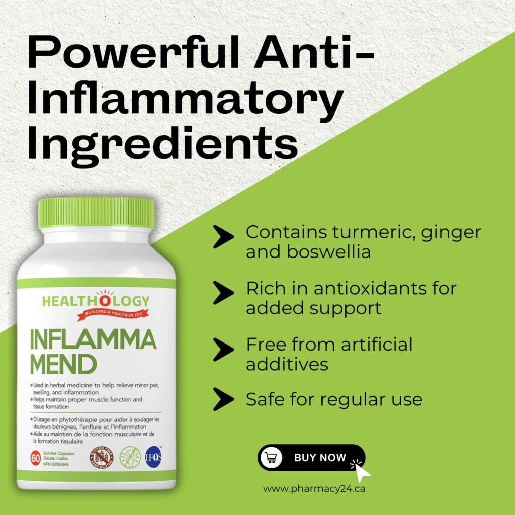 Buy Healthology Inflamma-Mend | Effective Inflammation Support for ...