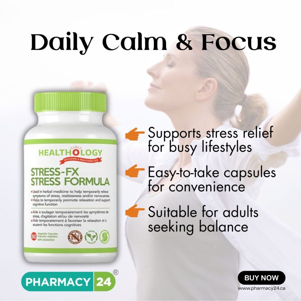 Buy Healthology Stress-Fx Formula | Natural Stress Relief and Mood ...
