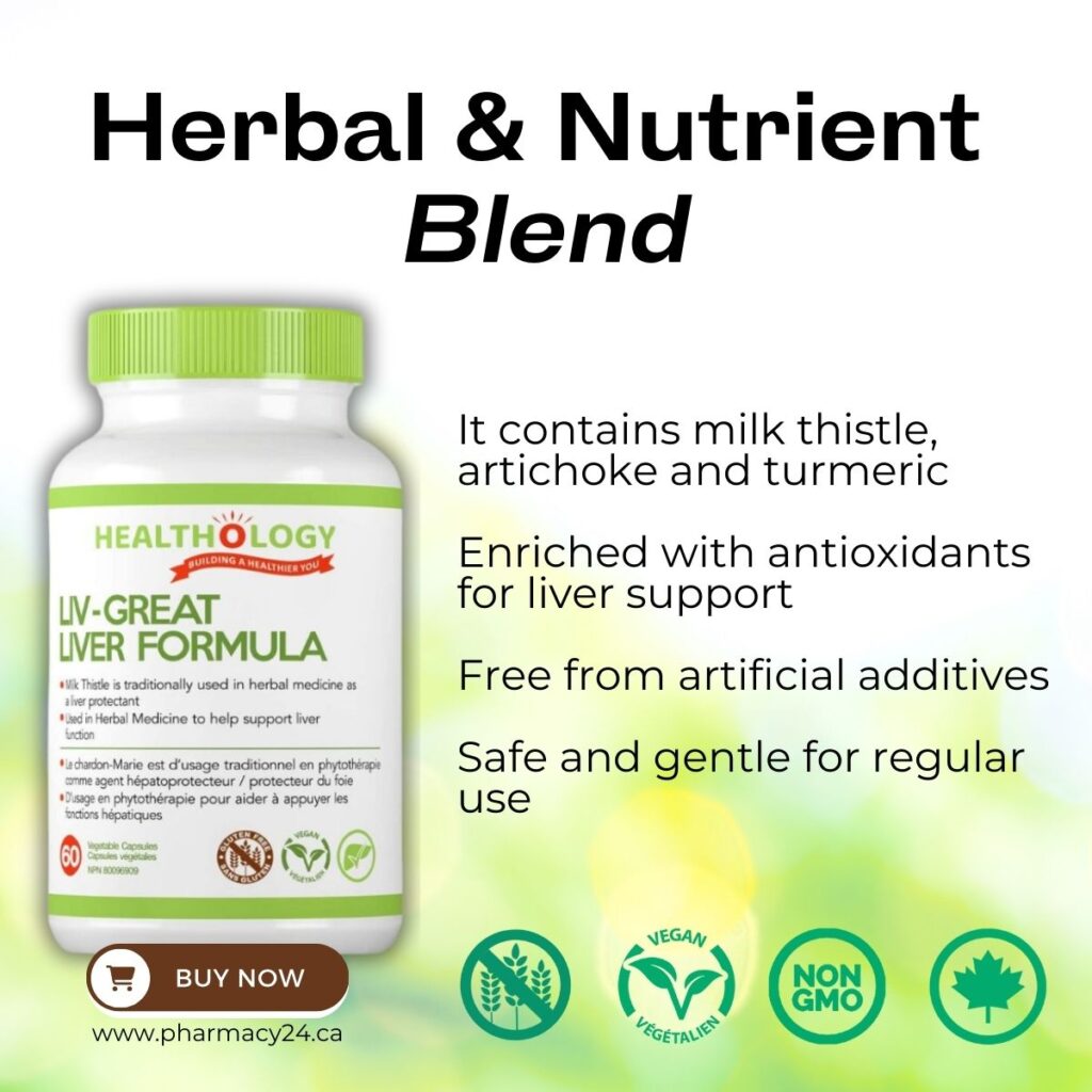 Buy Healthology Liv-Great Liver Formula | Natural Liver Support for Detox