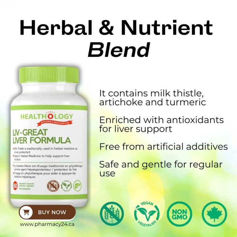 Buy Healthology Liv-Great Liver Formula | Natural Liver Support for Detox