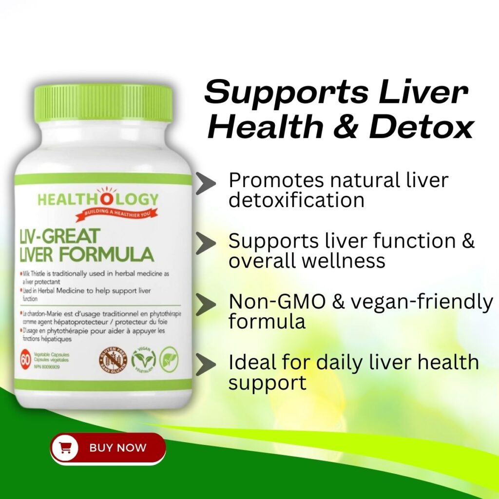Buy Healthology Liv-Great Liver Formula | Natural Liver Support for Detox