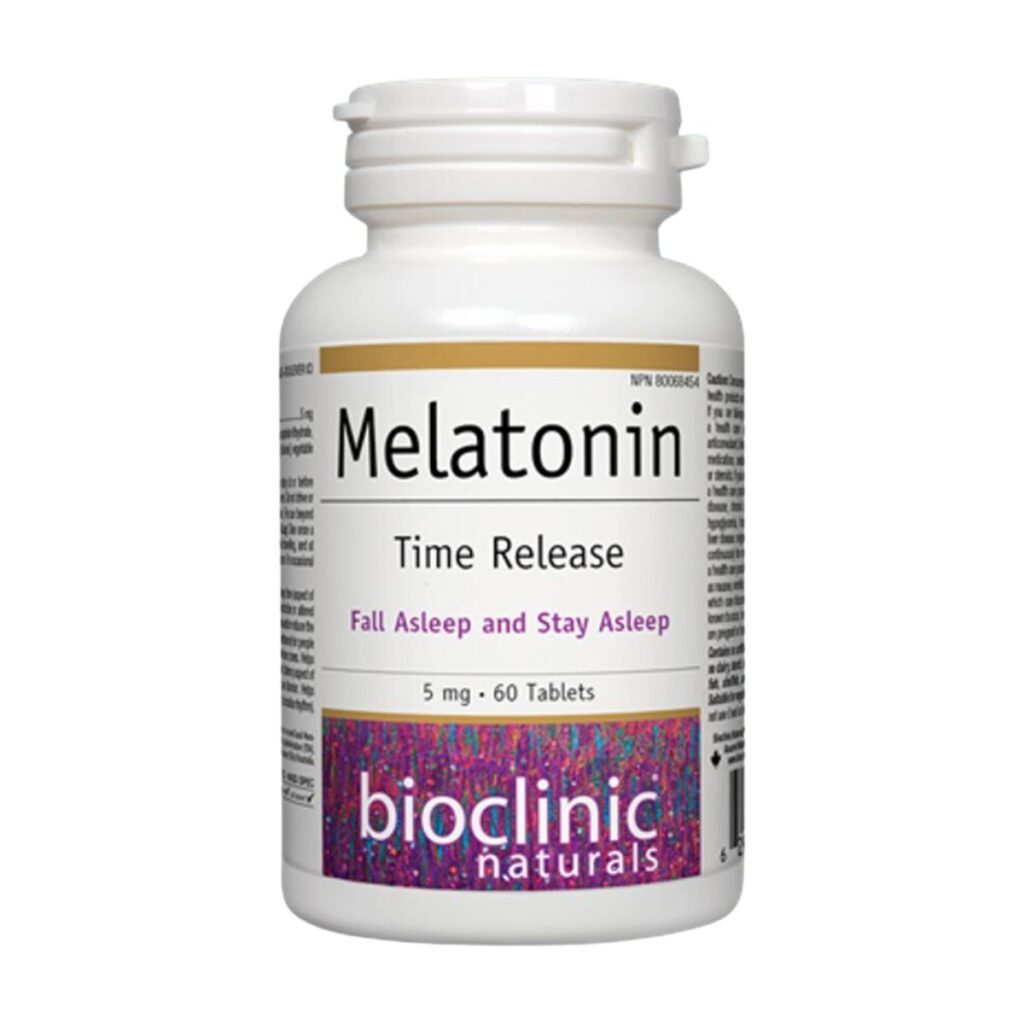 Bioclinic Naturals Melatonin Time Release 5 mg tablets - Pharmacy 24