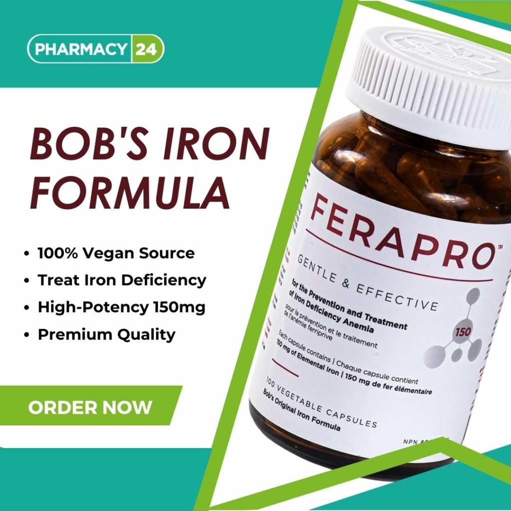 Order FERAPRO 150mg | BOB'S IRON FORMULA | Pharmacy24