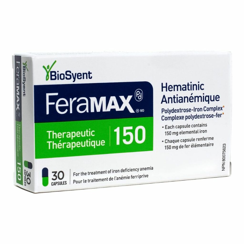 Buy FeraMAX 150 Capsules | The Superior Iron Supplement in Canada