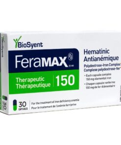 Buy FeraMAX 150 Capsules | The Superior Iron Supplement in Canada