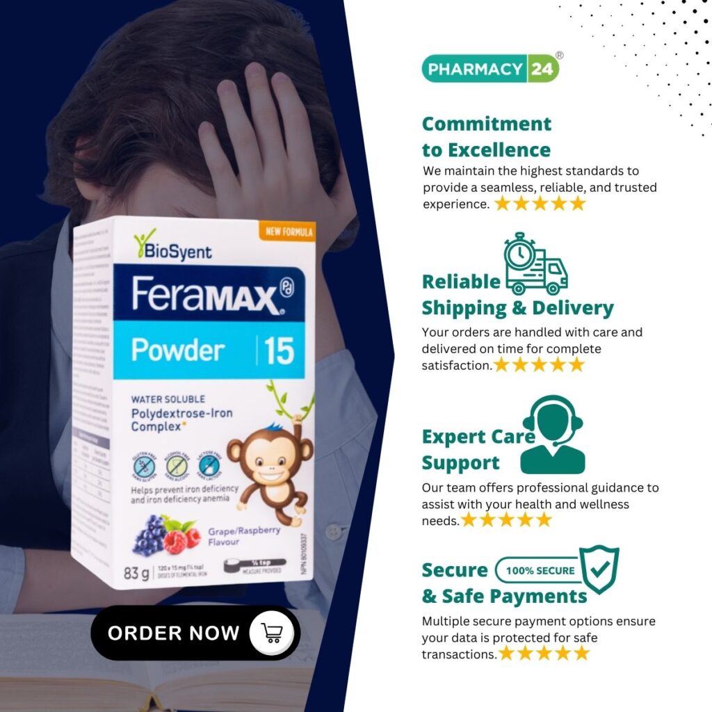 Buy FeraMAX 150 Capsules | The Superior Iron Supplement in Canada