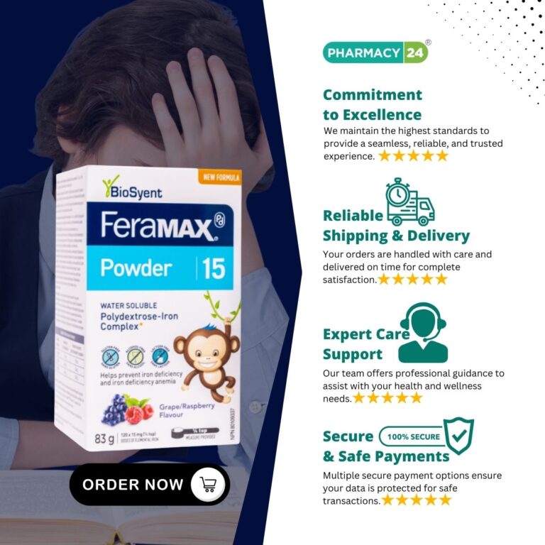 Buy FeraMAX 150 Capsules | The Superior Iron Supplement in Canada