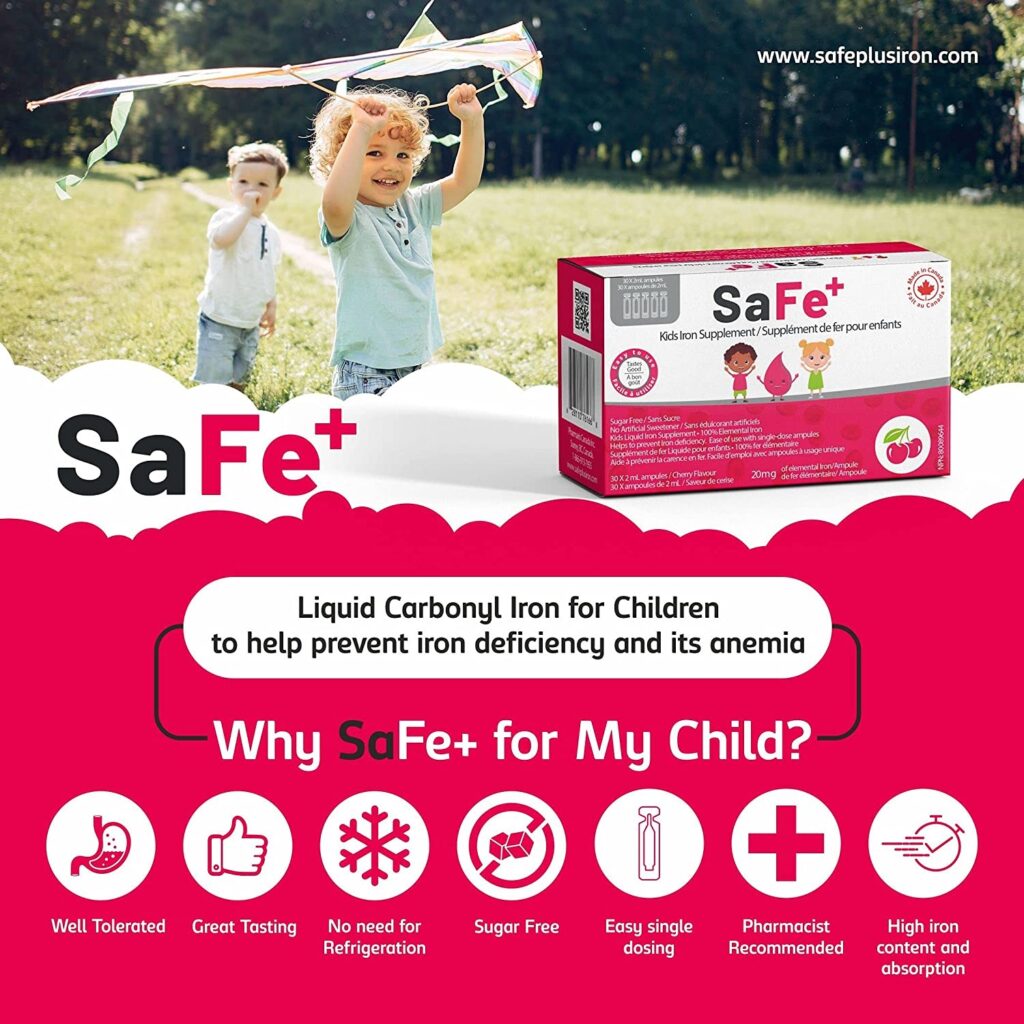Buy Online Safe Plus Oral Liquid Ampules | Kids Carbonyl iron