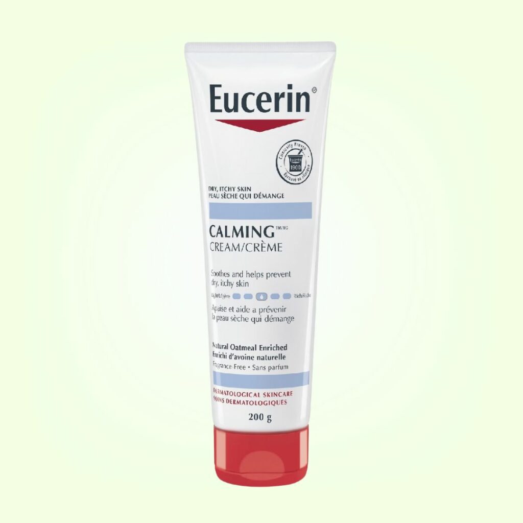 EUCERIN Calming Daily Moisturizing Cream with Colloidal Oatmeal for Dry ...