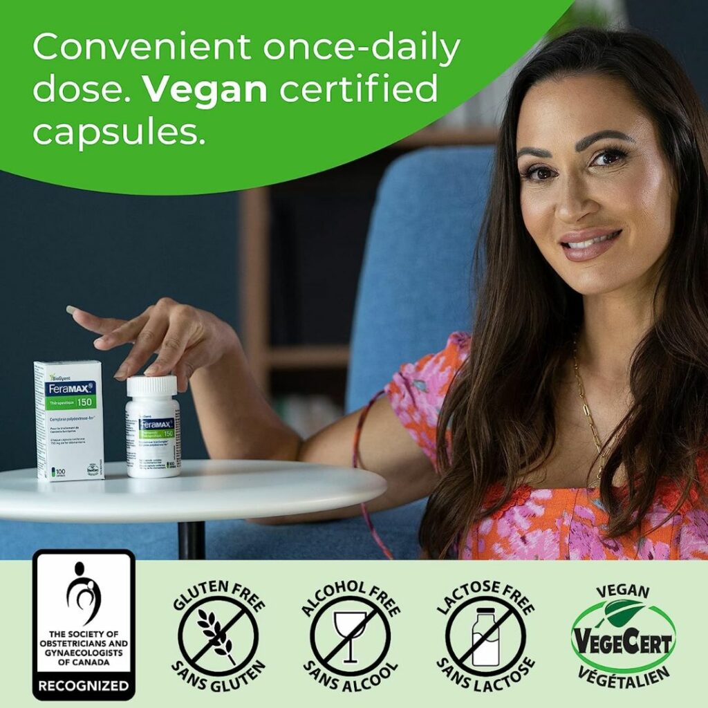 Buy FeraMAX 150 Capsules | The Superior Iron Supplement in Canada