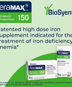 Buy FeraMAX 150 Capsules | The Superior Iron Supplement in Canada