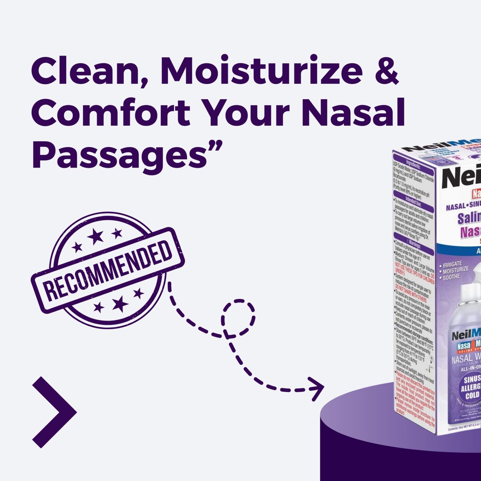 NeilMed NasaMist Multi Purpose Saline Spray All in One - Pharmacy 24