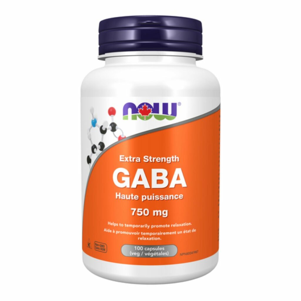 GABA 750 mg Veg Capsules | Now Foods - Pharmacy 24