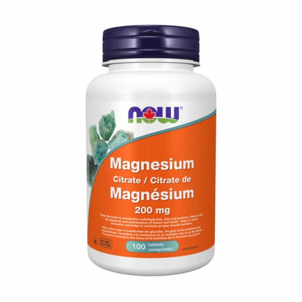 Buy Now Foods Magnesium Citrate Tablets 200 mg