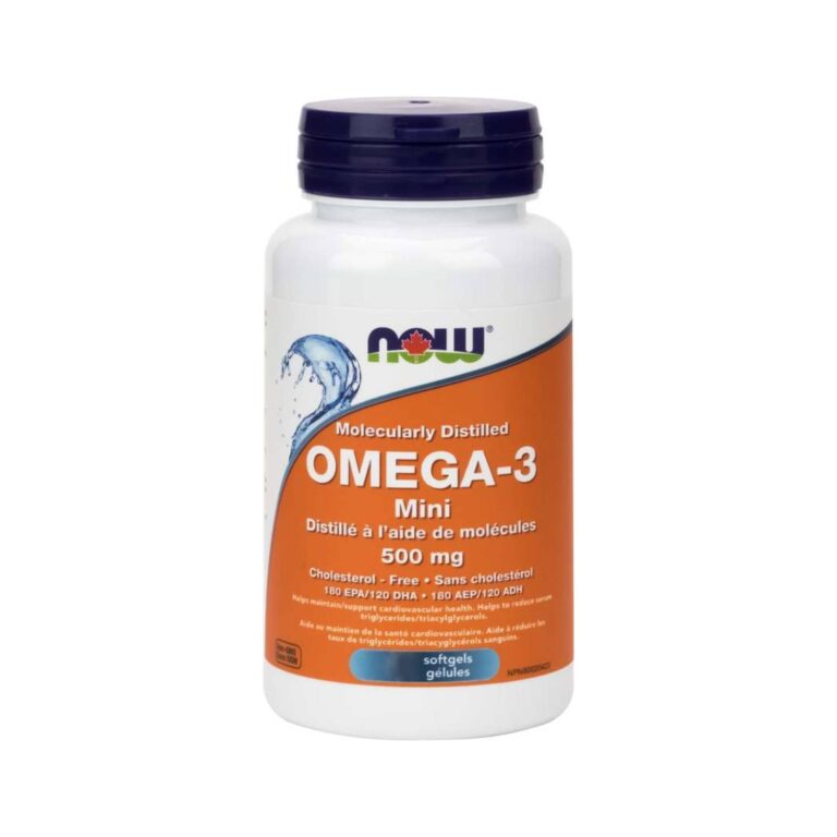 Omega-3 Mini 500 mg Softgels | Now Foods - Pharmacy 24
