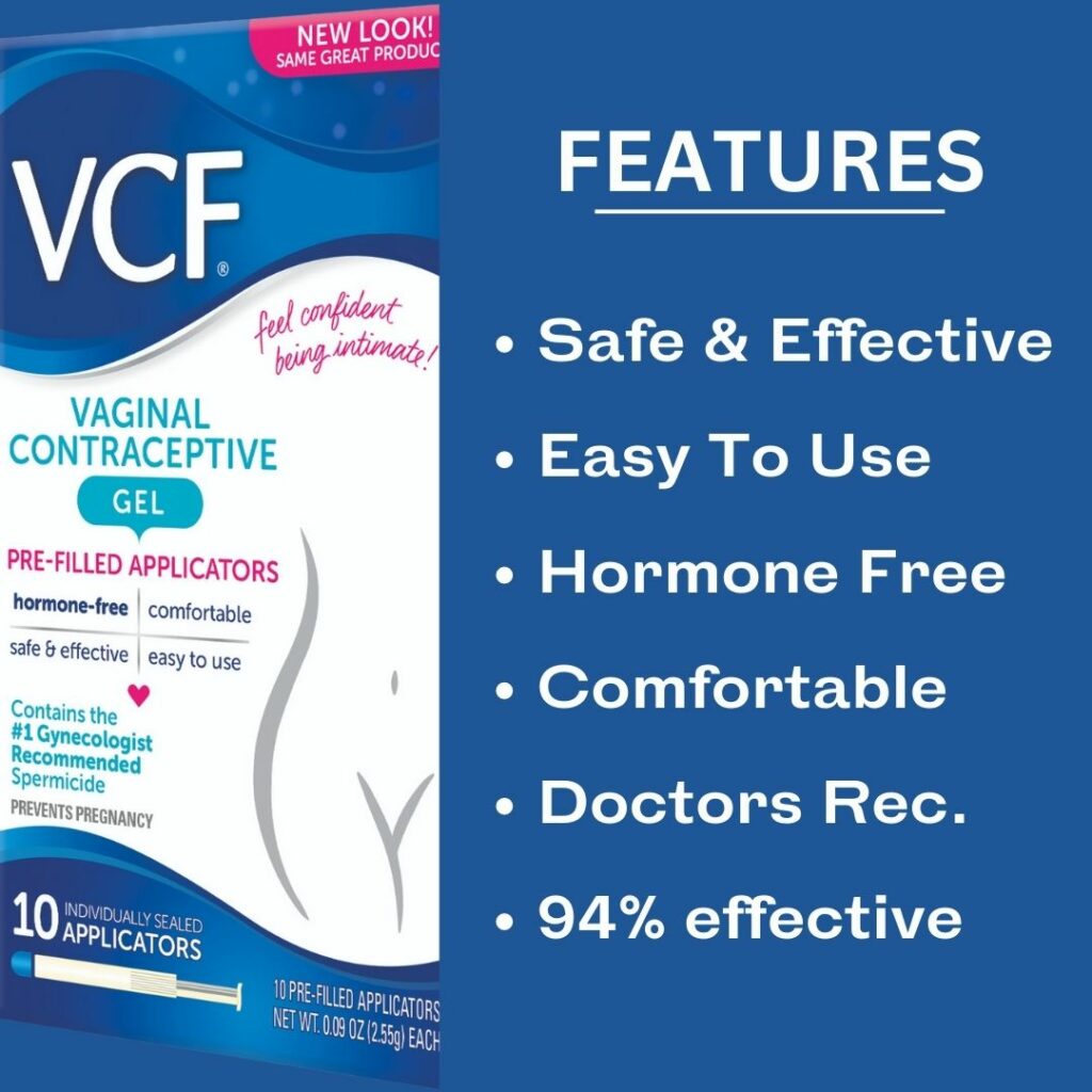 Buy VCF Vaginal Contraceptive Gel | Birth Control Spermicide Gel | Reliable, Convenient, and ...