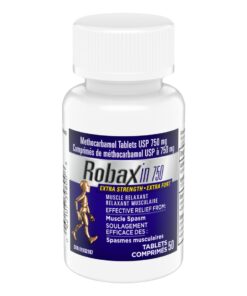Buy Robaxin 750 MG Extra Strength Muscle Relaxant 50 Tablets