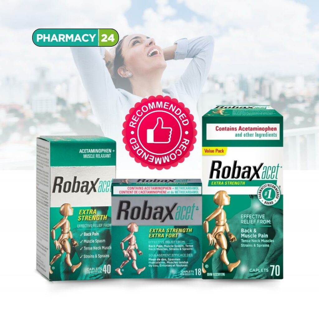 Buy Robaxacet Extra Strength | Canada's #1 Solution for Muscle Spasms ...