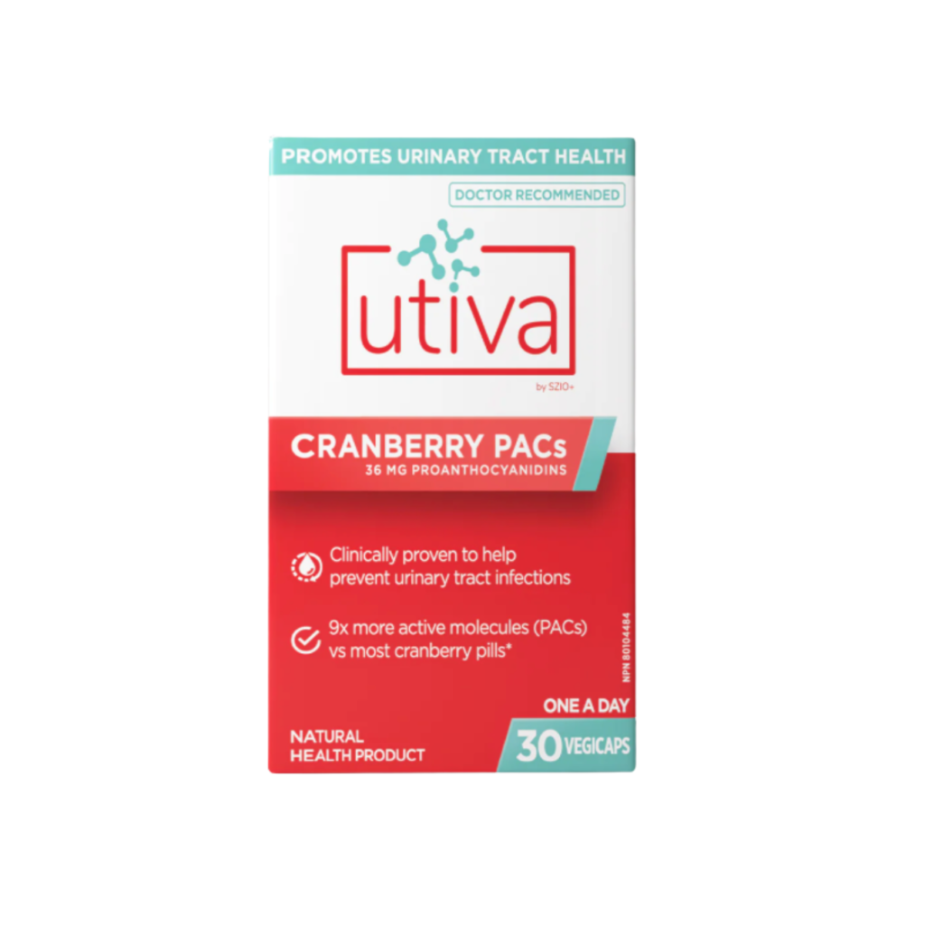 Utiva Cranberry Pacs Caps 30 - Pharmacy 24
