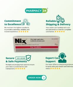 Buy Nix Dermal Cream 30g [Permethrin 5%] - Pharmacy24®