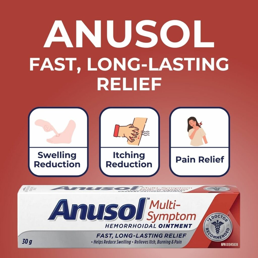 Buy Anusol® Multi-Symptom Hemorrhoid Relief Ointment | Quick Pain ...