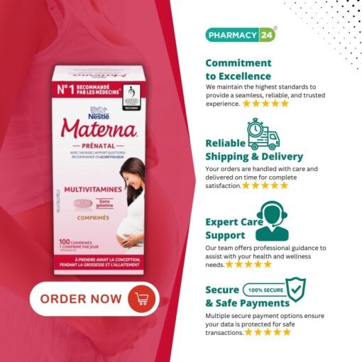 Nestle Materna Prenatal Multivitamin | Nutrient Support for Expectant ...