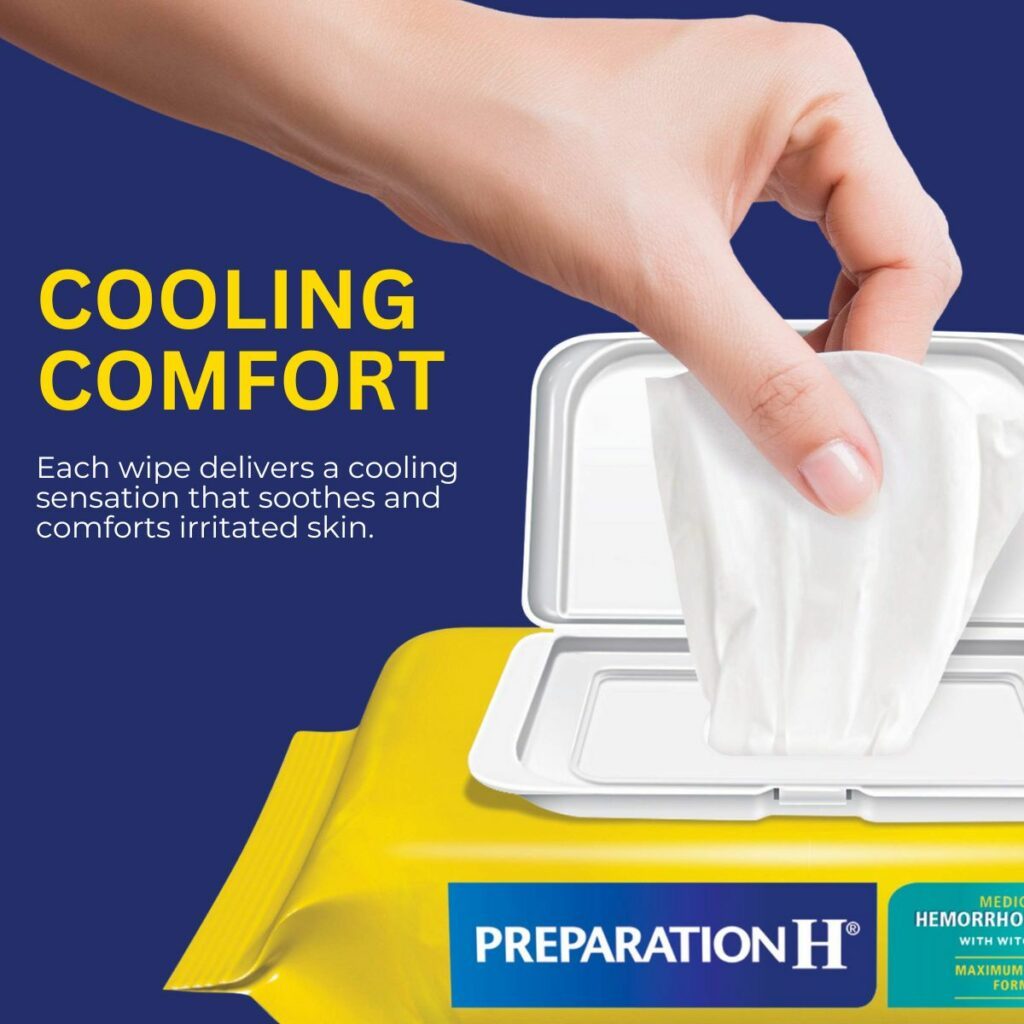 Buy Preparation H Medicated Wipes | Instant Hemorrhoid Relief