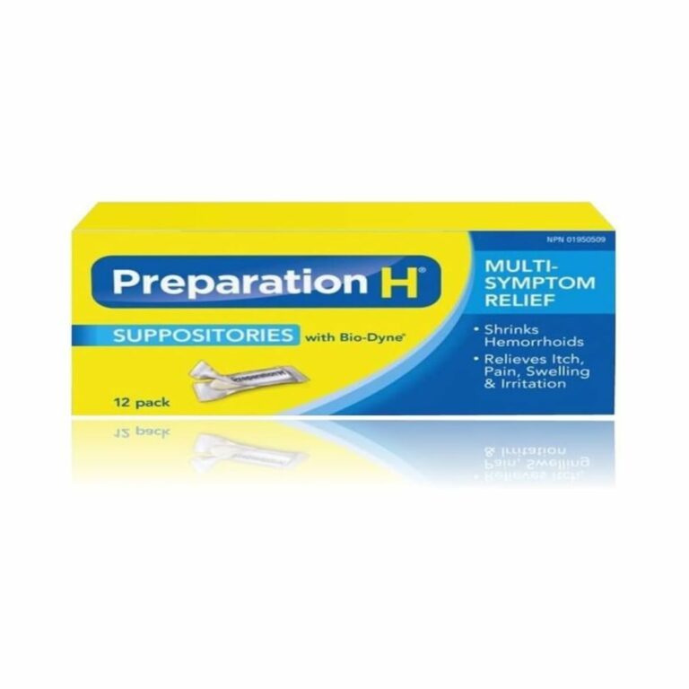 Buy Preparation H Suppositories for Hemorrhoid Relief | Pharmacy24