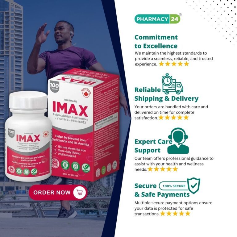 Buy IMAX Polysaccharide Iron Complex + Vitamin C + Vitamin B12