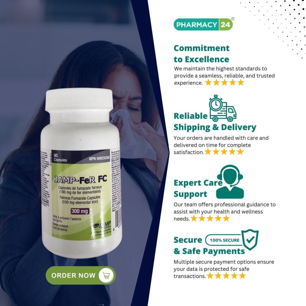 Buy Jamp Fer FC Capsule 300+0.5+200m – Effective Iron Supplement ...
