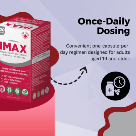 Buy IMAX Polysaccharide Iron Complex + Vitamin C + Vitamin B12