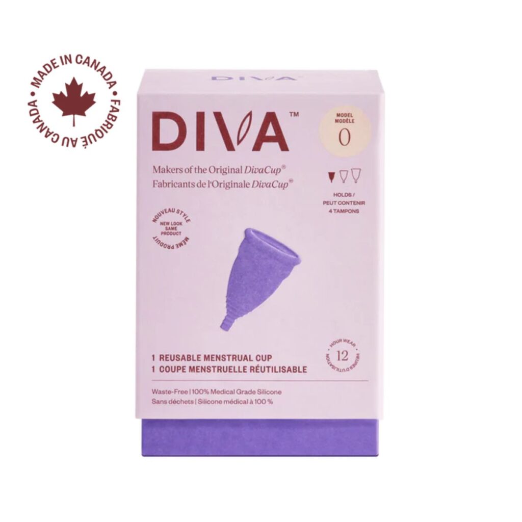 DivaCup Reusable Menstrual Cup – Model 0, 1 & 2 | Choose Your Fit